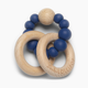 Loulou Lollipop Bubble Silicone & Wood Teething Rattle - Rainbow ...