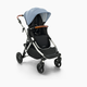 Mockingbird Single-to-Double Stroller 2.0 - Black/Watercolor Canopy ...