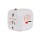 Monoprice Compact Cube Universal Travel Adapter - White - Monoprice.com