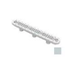 AquaStar 32" Channel Drain with Flat Grate Suction Outlet Cover and 3 ...