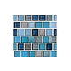 National Pool Tile Jules 1x1 Glass Tile | Rustic Blue | 9730-5AT | Pool ...