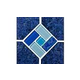 National Pool Tile Bermuda 6x6 Series | Blue | BERMUDA BLG DECO GL ...