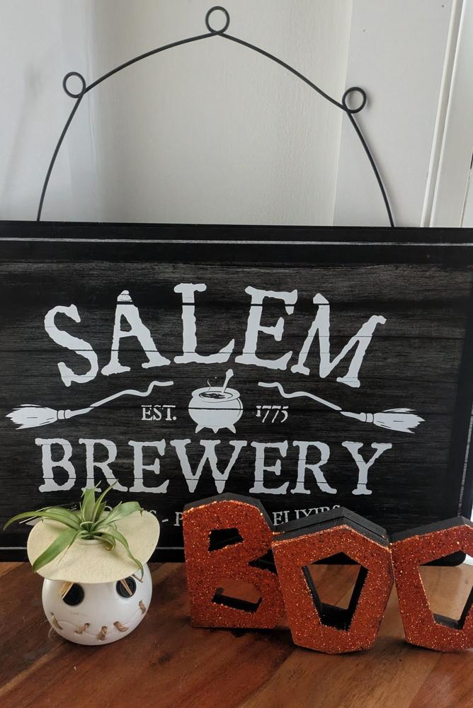Salem Brewery Halloween Sign 17x11 | At Home