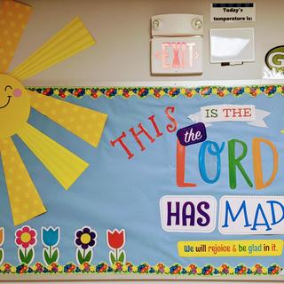 The Day the Lord Has Made Classroom Bulletin Board Set - 40 Pc ...