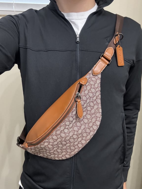 COACH® Outlet | Charter Belt Bag 7 In Micro Signature Jacquard COACH® Outlet | Charter Belt Bag 7 In Micro Signature Jacquard