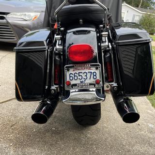 Harley License Plate Relocation Kit Rear Turn Signal License Plate ...