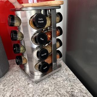 Avanti Rotating Spice Rack 20 Jar Set | Kitchen Warehouse™