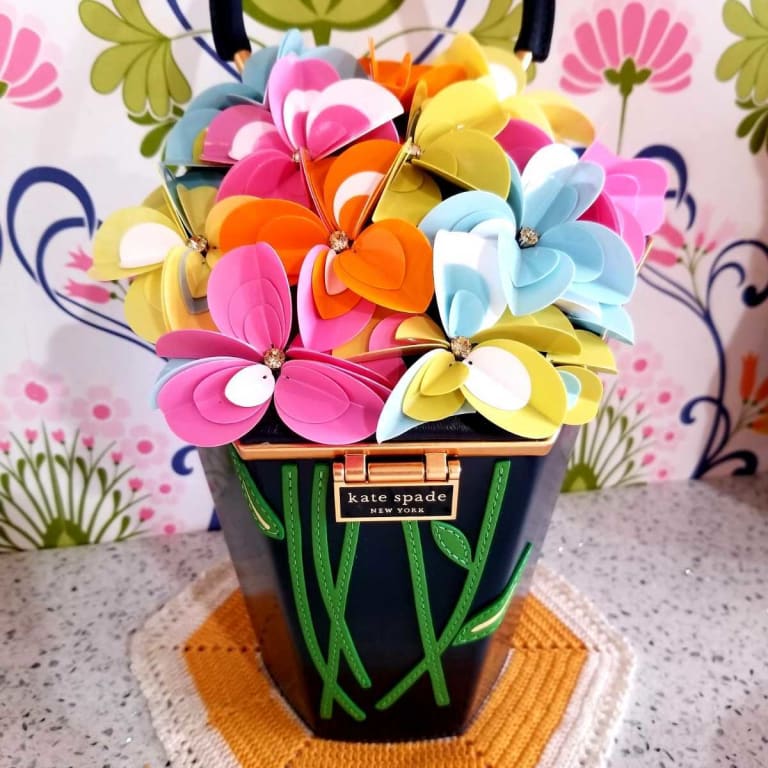 In Bloom Embellished 3d Bouquet Top Handle Bag | Kate Spade In Bloom Embellished 3d Bouquet Top Handle Bag | Kate Spade