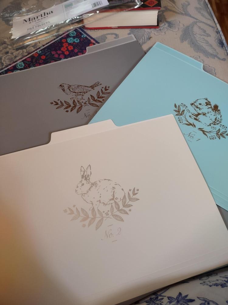 Staples Customer Reviews for Martha Stewart Animal File Folders, 6/Set ...