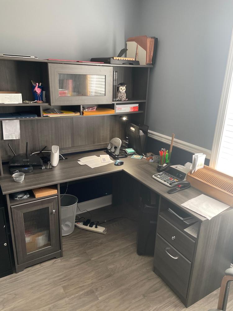 Staples Customer Reviews for Bush Furniture Cabot 60"W L Shaped ...