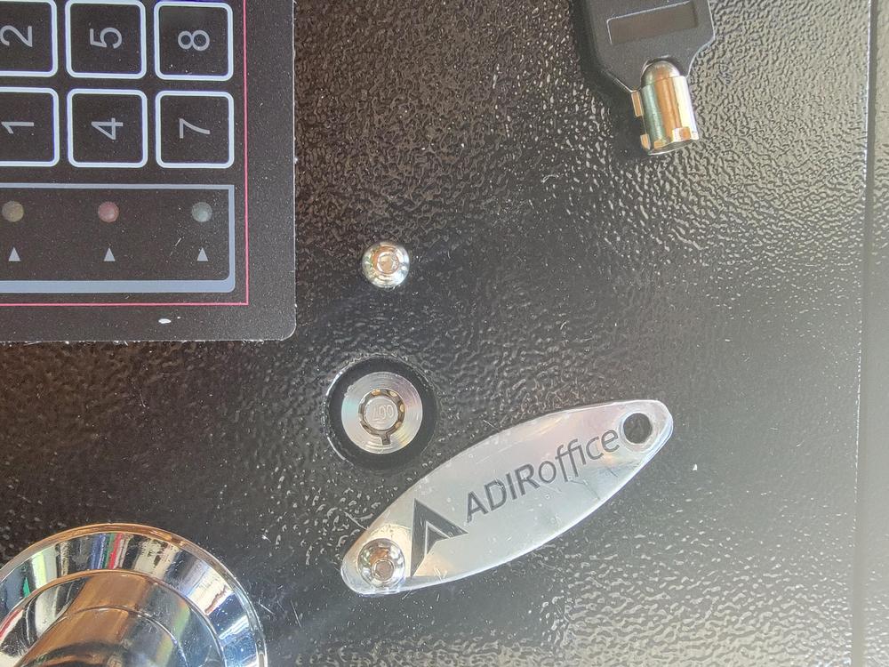 AdirOffice Black Steel Drop Bin Depository Safe With Digital Lock, 1.1 cu. ft., (670-200-BLK ...