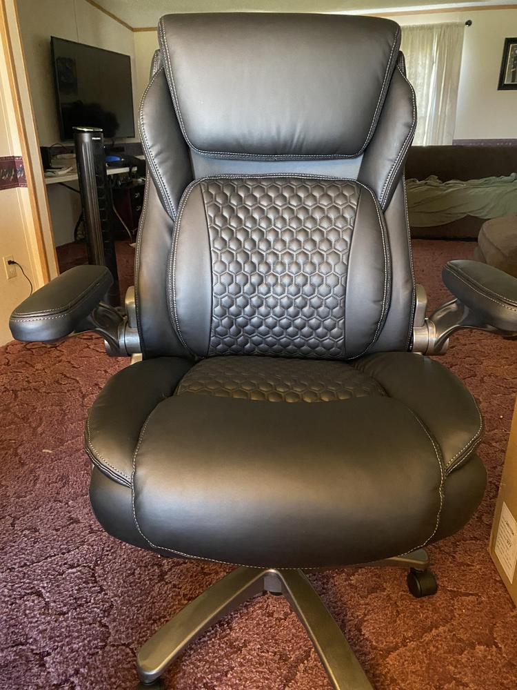 Staples Customer Reviews for Staples Randolph Ergonomic Bonded Leather ...